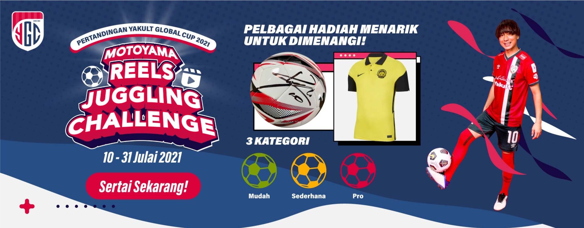Motoyama Reels Juggling Challenge - Yakult Malaysia